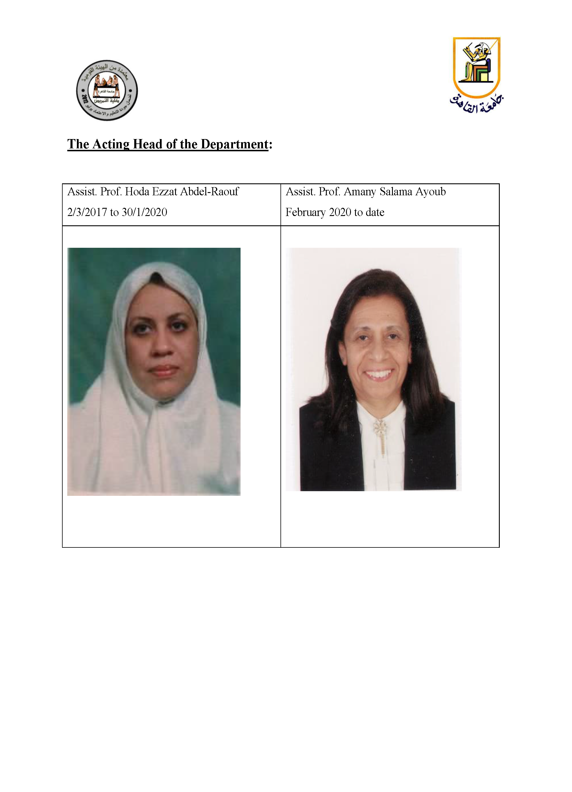 Nursing Education Department